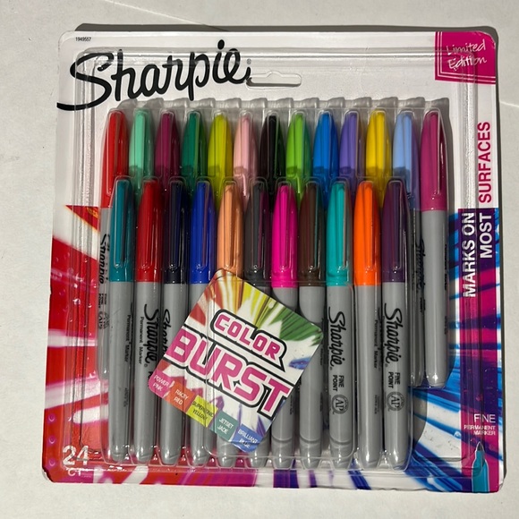 Sharpie | Office | Sharpie Limited Edition Color Burst Markers 24 Count ...